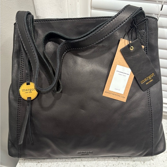 margot | Bags | Margot Marcy Tote Black Leather | Poshmark